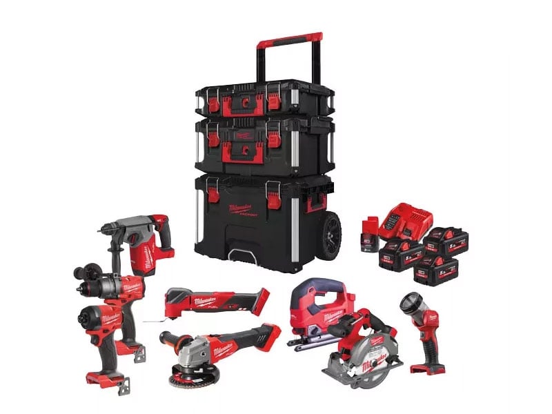 Milwaukee combiset 8-kit FUEL M18 FPP8E-553P kopen | AIC Visser