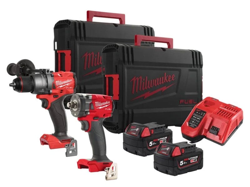 Milwaukee powerpack M18 FPP2B3-502X online kopen | AIC Visser