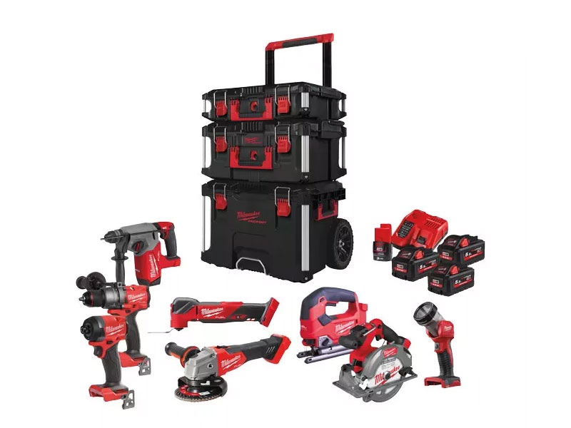 Milwaukee combiset 8-kit FUEL M18 FPP8E-553P kopen | AIC Visser