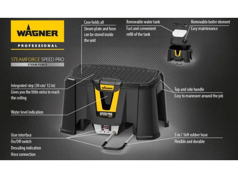 Behangafstomer Wagner Steamforce Speed Pro kopen | AIC Visser