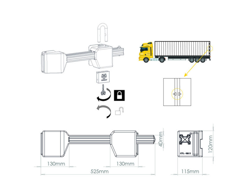 Containerslot PowerLock CTL- 100X SCM online kopen | AIC Visser