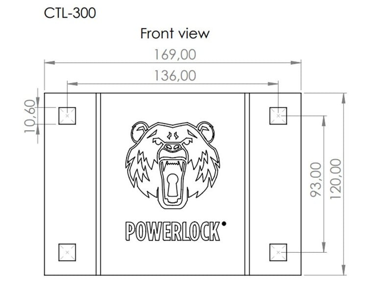 Containerslot PowerLock CTL-300 online kopen | AIC Visser