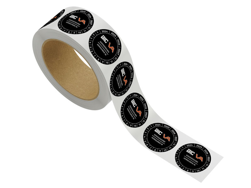 Keuringsstickers ø 40 mm 100, 200 of 400 stuks kopen | AIC Visser