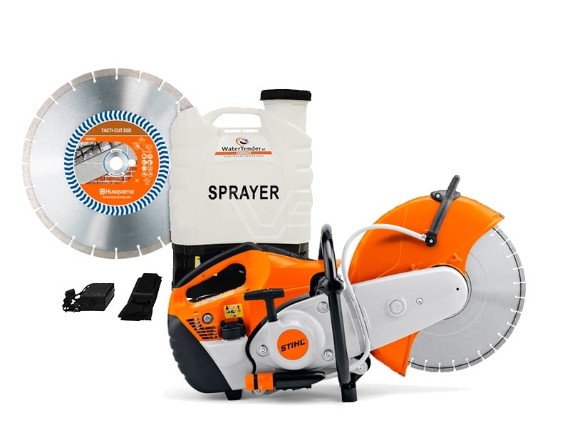 Stihl TS500i + WaterTender Compact + zaagblad | Visser Assen