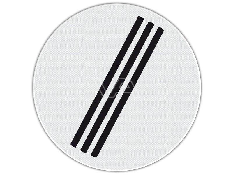 Verkeersbord RVV F08 - Einde alle verboden | Visser Assen